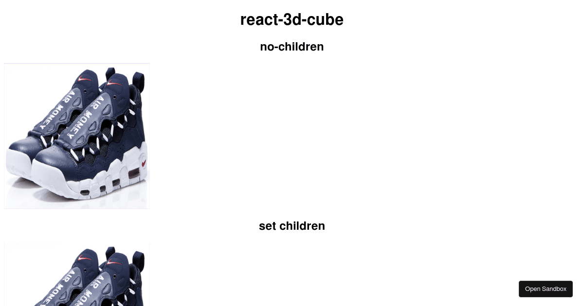 react-3d-cube - Codesandbox