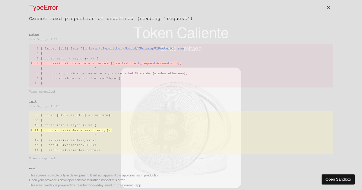dex-react-app - Codesandbox