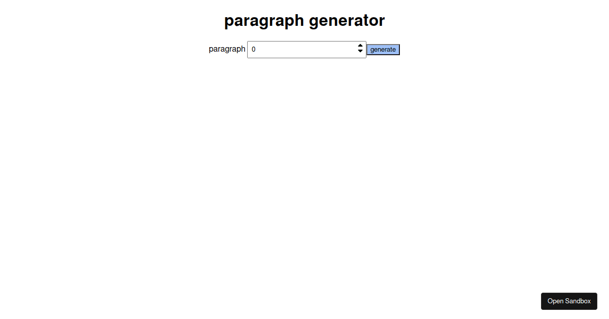 para-generator(slice_method) - Codesandbox