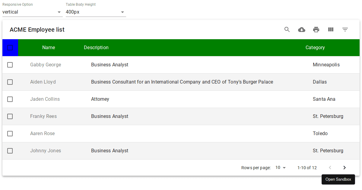 Muidatatables Custom Toolbar Codesandbox 4016