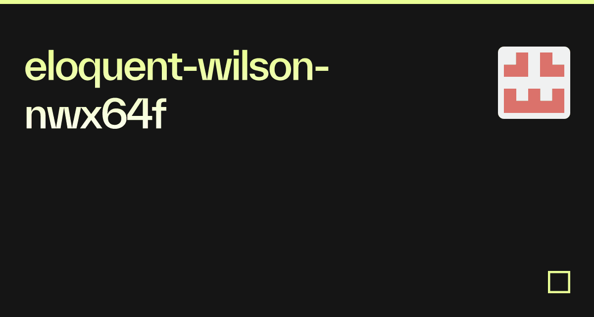 eloquent-wilson-nwx64f - Codesandbox