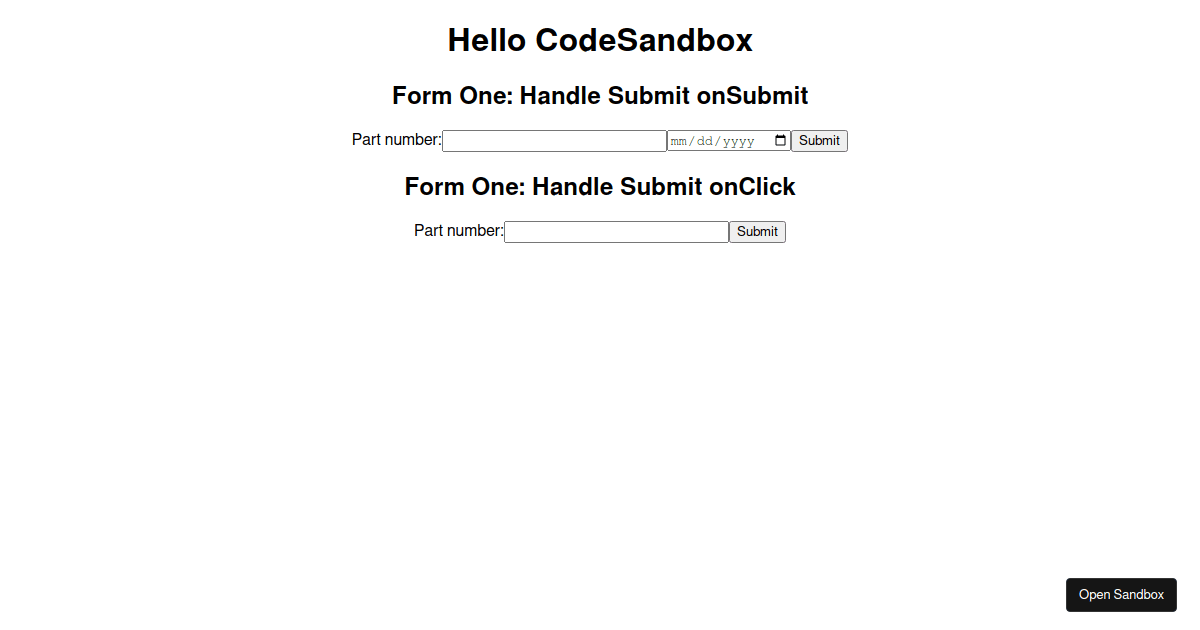 form-validation-click-vs-submit - Codesandbox form-validation-click-vs-submit - Codesandbox