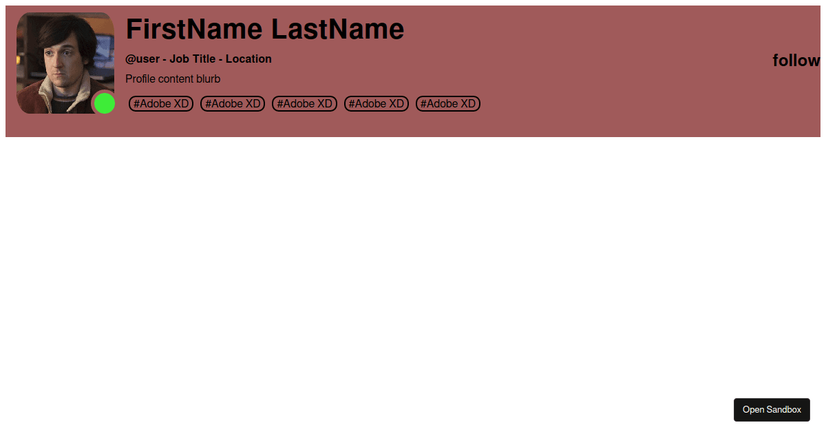 profile-page - Codesandbox