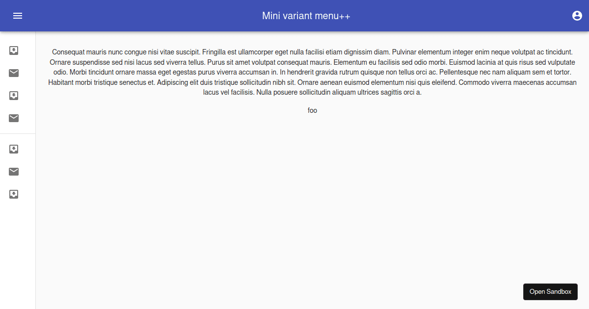 React Material Ui App Bar And Dynamic Menu Sidebar Codesandbox 4848