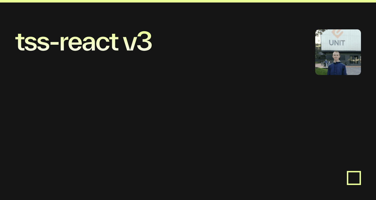 tss-react v3 - Codesandbox