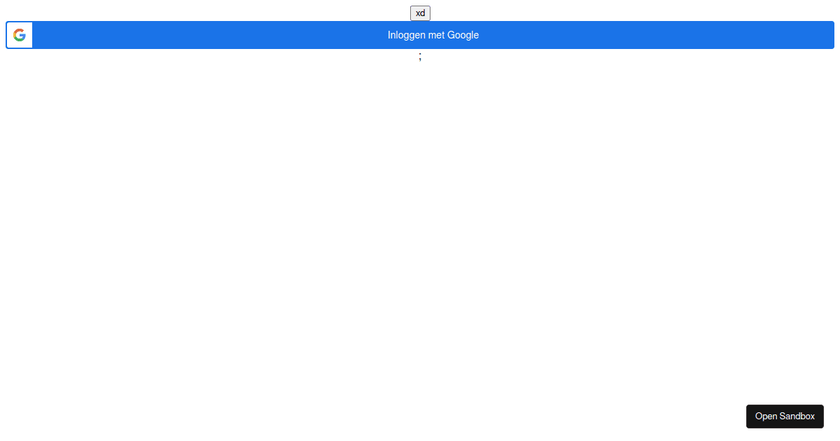 working google login oauth2 - Codesandbox working google login oauth2 - Codesandbox