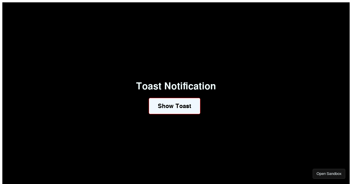 show-toast - Codesandbox