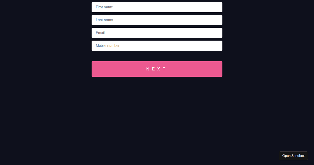 multi-step-form - Codesandbox