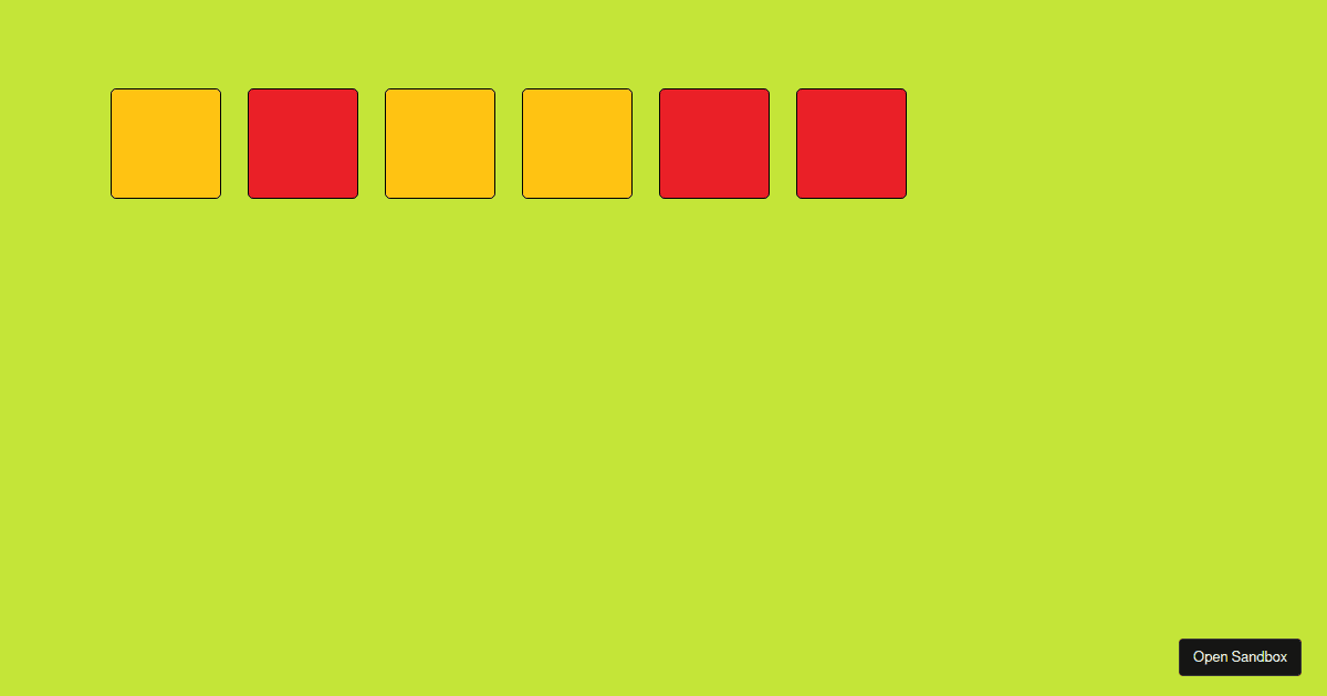 boxes - Codesandbox
