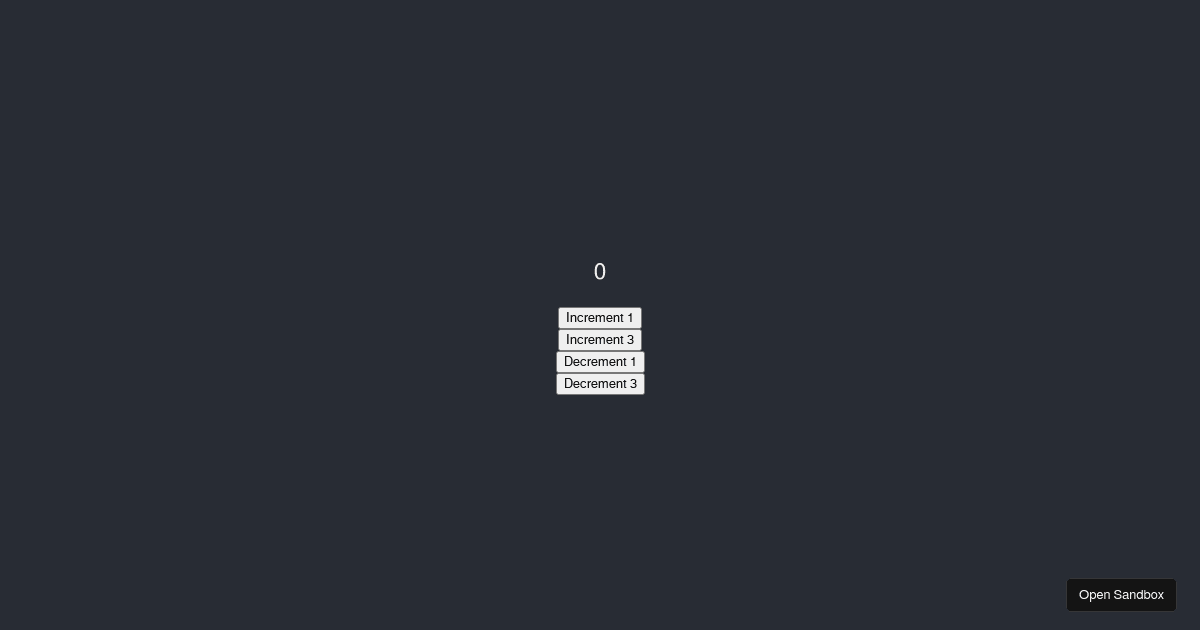 Use Reducer With Redux Toolkit Codesandbox