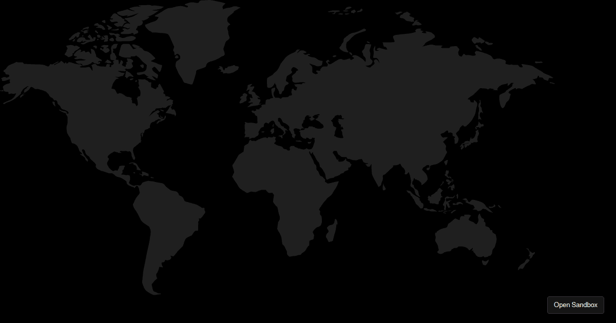 svg 2d world map mercator projection (forked) - Codesandbox
