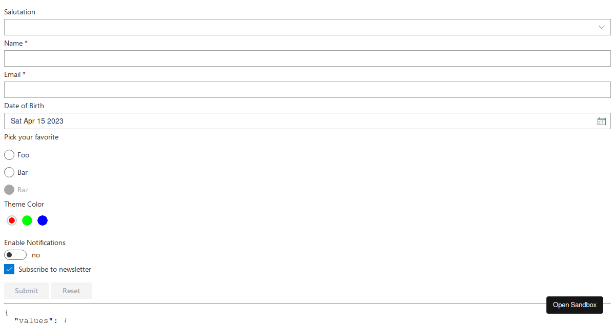 Formik office ui fabric react Example forked Codesandbox Formik office ui fabric react Example forked Codesandbox