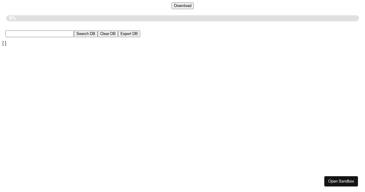 Share CSV as Database - Codesandbox