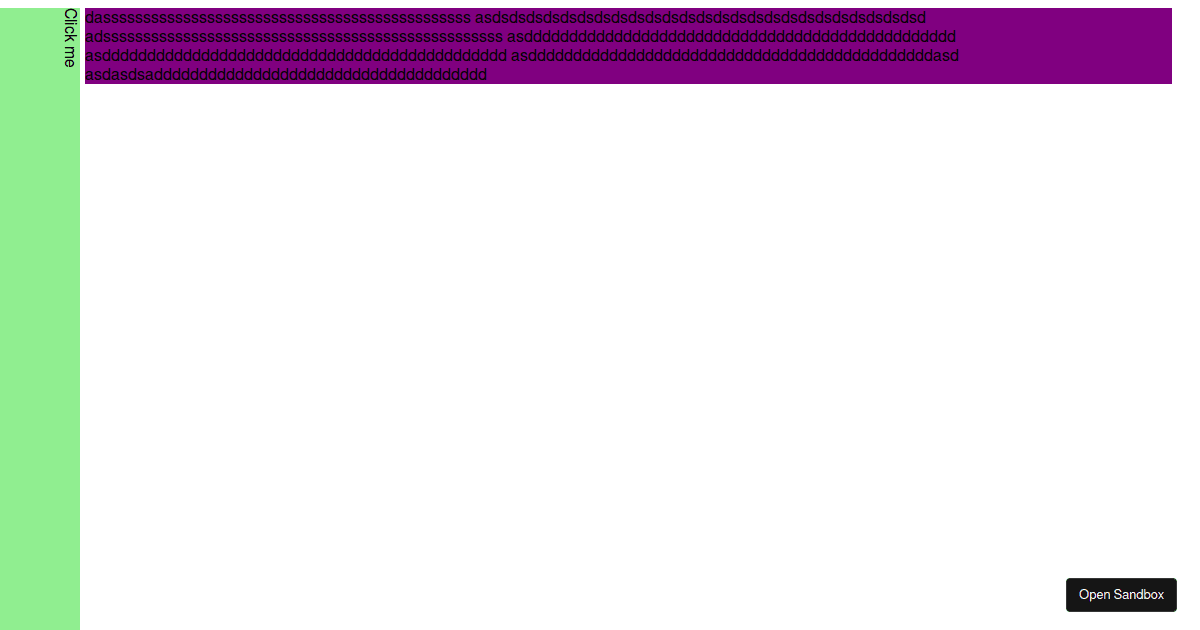 useSpring marginLeft - Codesandbox