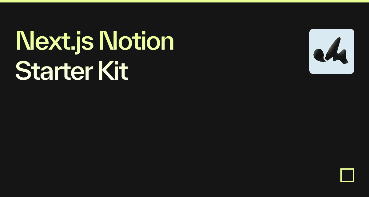 Next.js Notion Starter Kit - Codesandbox Next.js Notion Starter Kit - Codesandbox