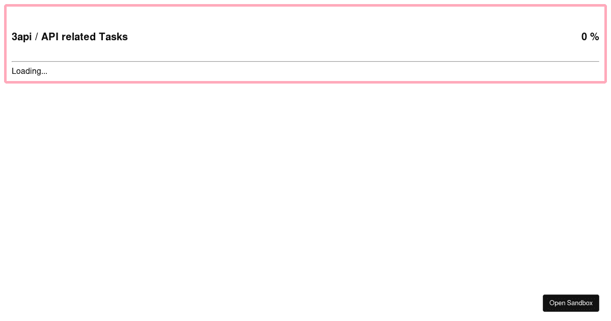 3api | Stas - Codesandbox