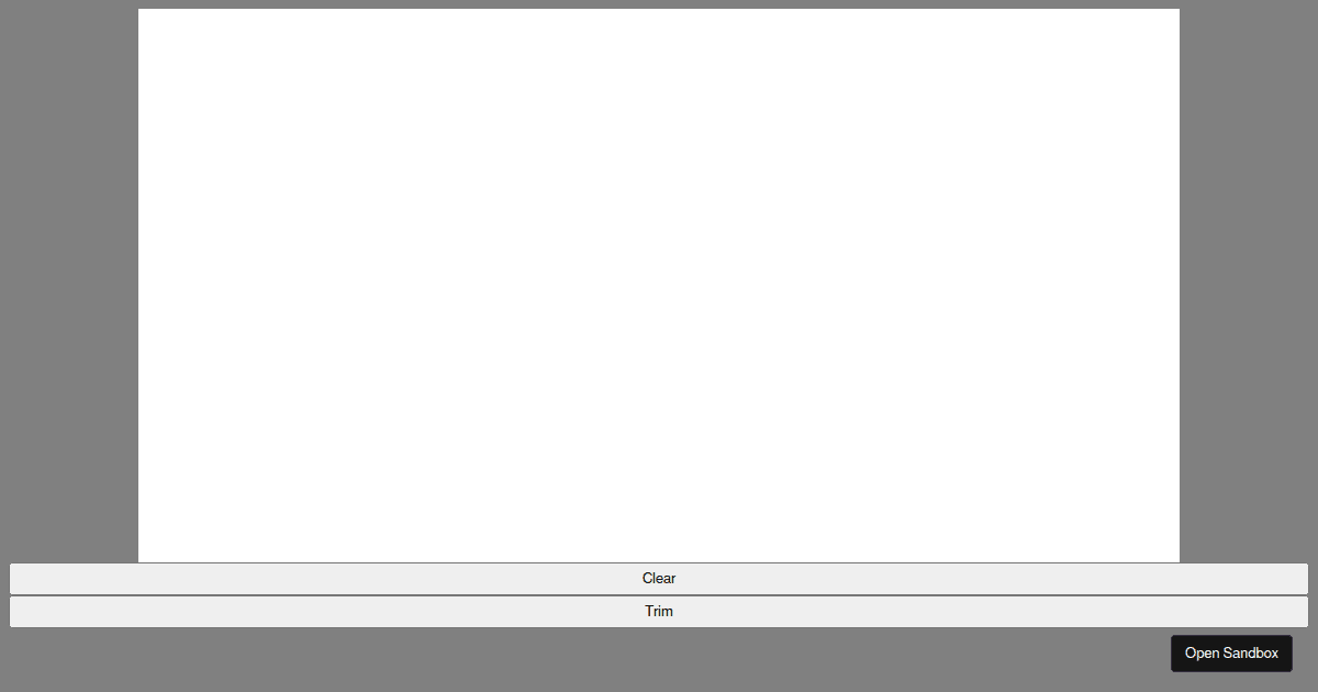 React Signature Canvas Example Codesandbox