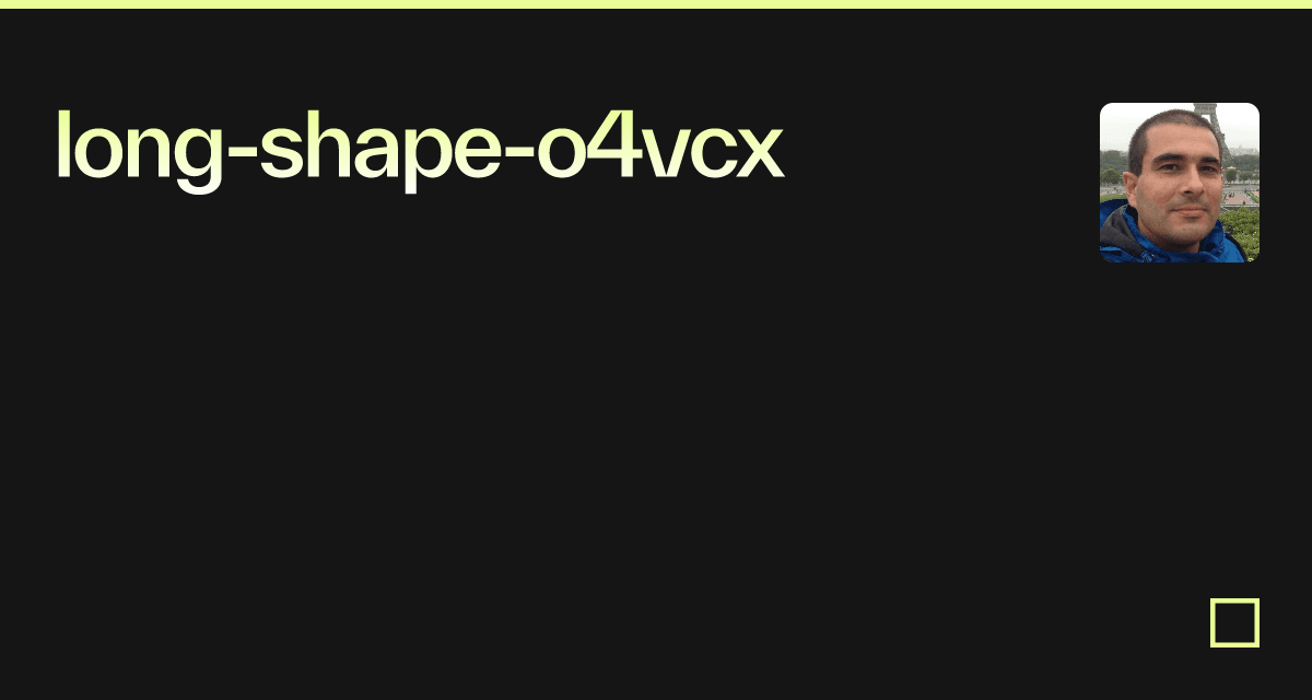 long-shape-o4vcx - Codesandbox