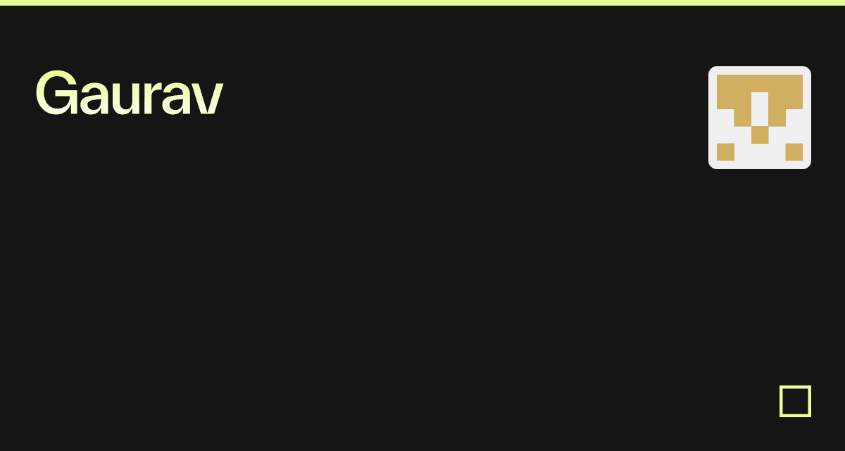 Gaurav - Codesandbox