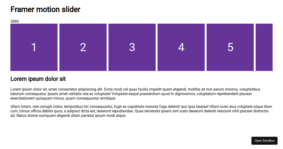 framer-motion-slider - Codesandbox