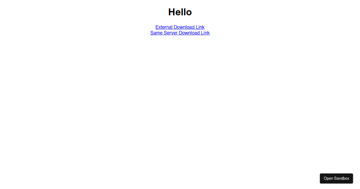  change Link Name Codesandbox