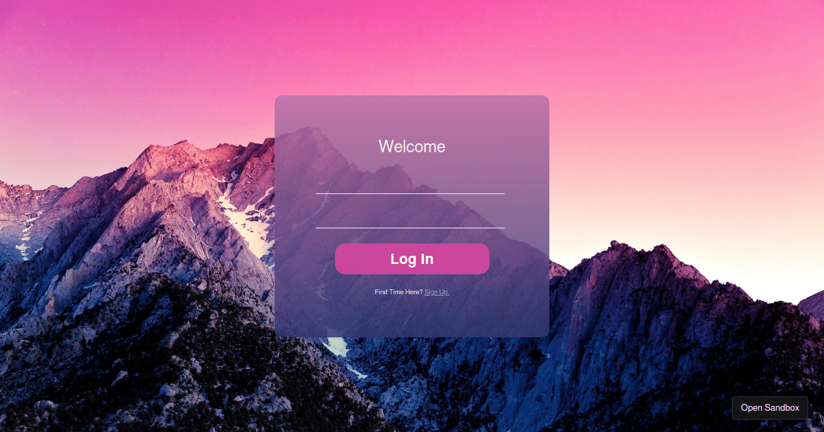 login-page-purple - Codesandbox