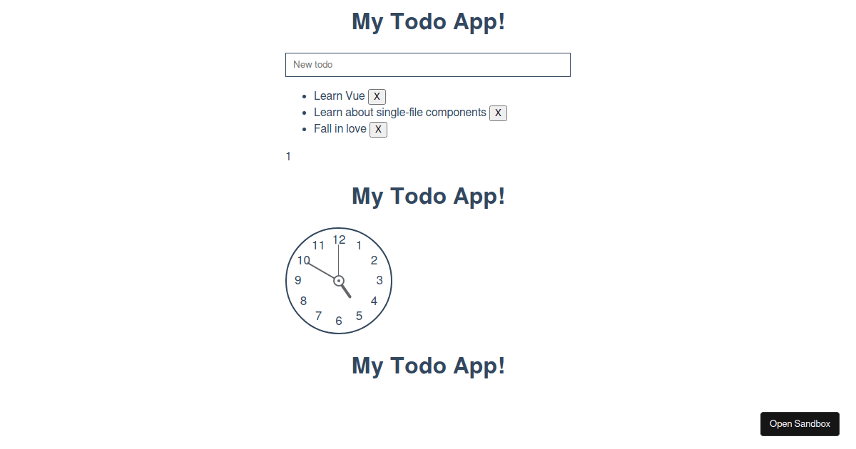 Simple Todo App With Vue Codesandbox 1031