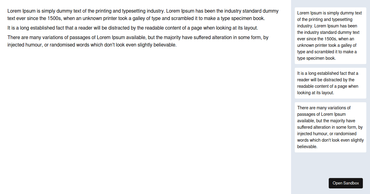 shuffle - Codesandbox