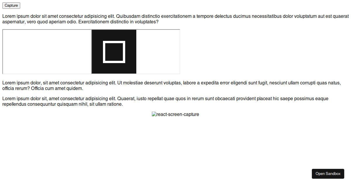 react-screen-capture (forked) - Codesandbox