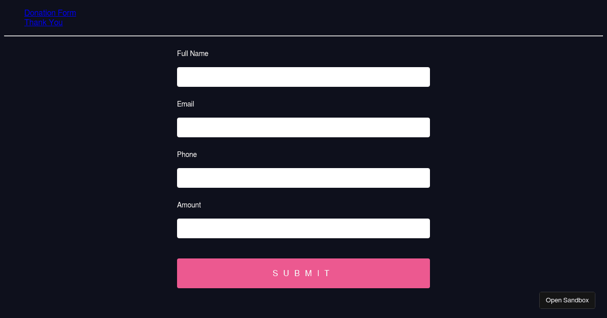 React Router - Basic (forked) - Codesandbox
