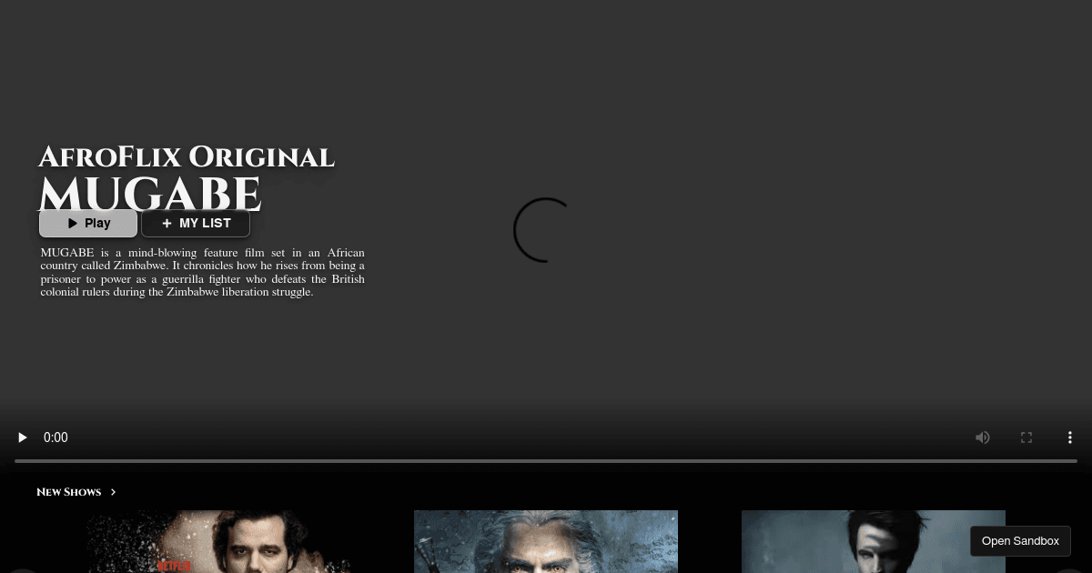 ZimFlix - Codesandbox