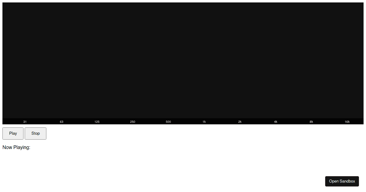 audioMotion + IcecastMetadata - Codesandbox
