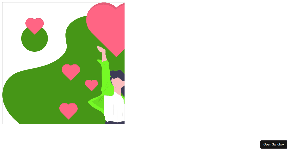 Demo SVG iframe - Codesandbox