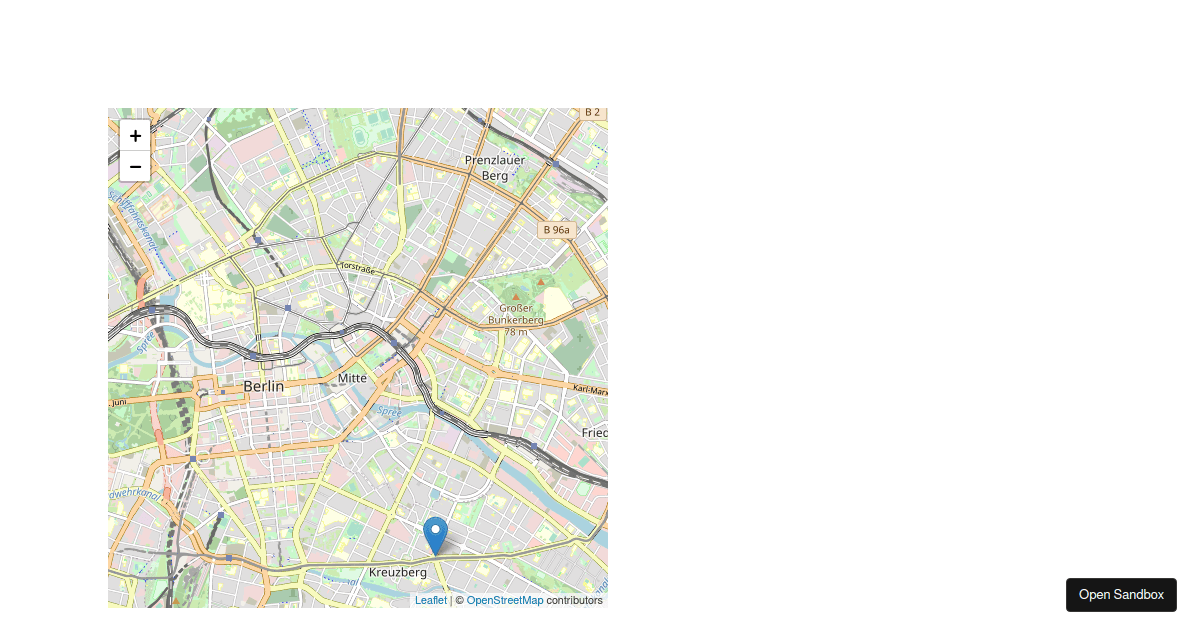 Programmatically Open Popup With React Leaflet Forked Codesandbox