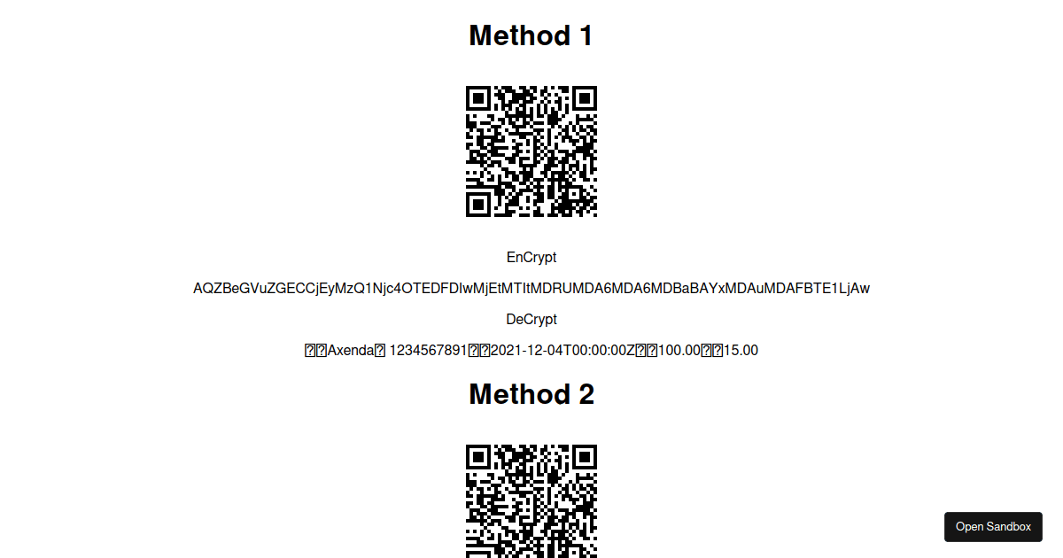 Saudi Arabia QR RnD (forked) - Codesandbox