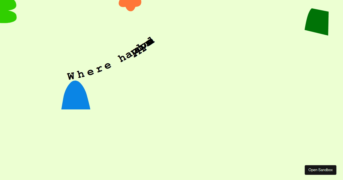 CSS Motion Playground - Codesandbox