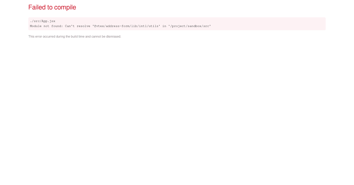 address-form intl demo (forked) - Codesandbox