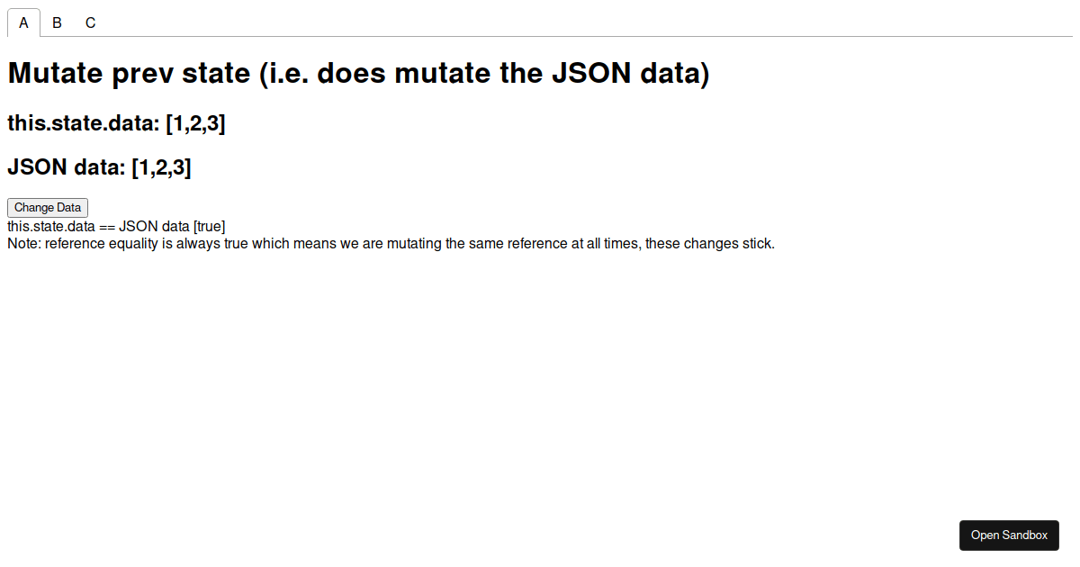 mutate-imported-json - Codesandbox