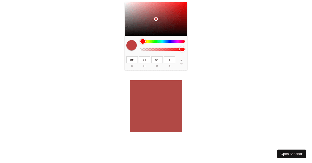 dino-color-picker-react (forked) - Codesandbox