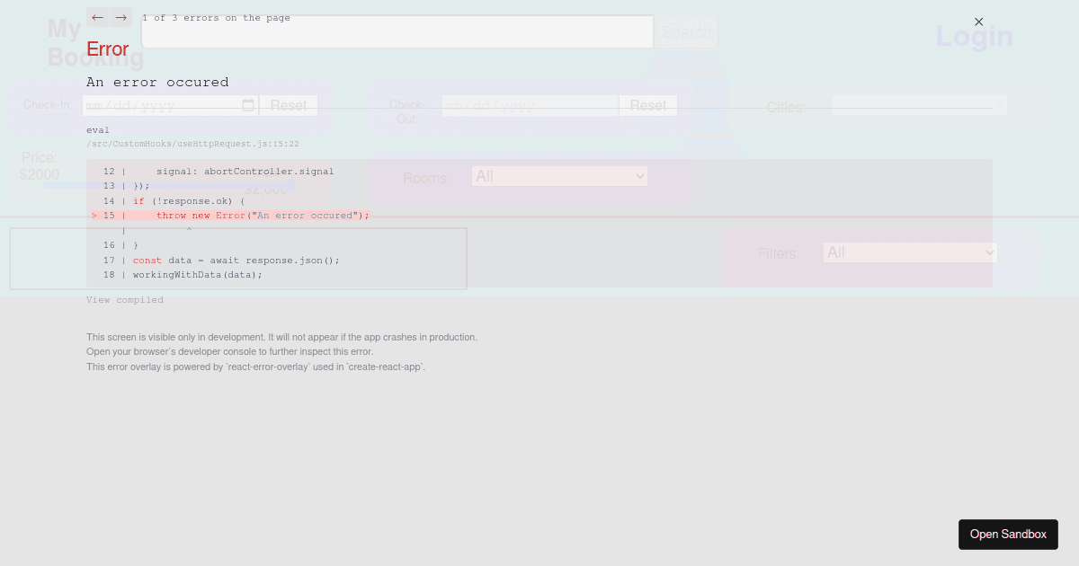 React The Complete Guide Codesandbox