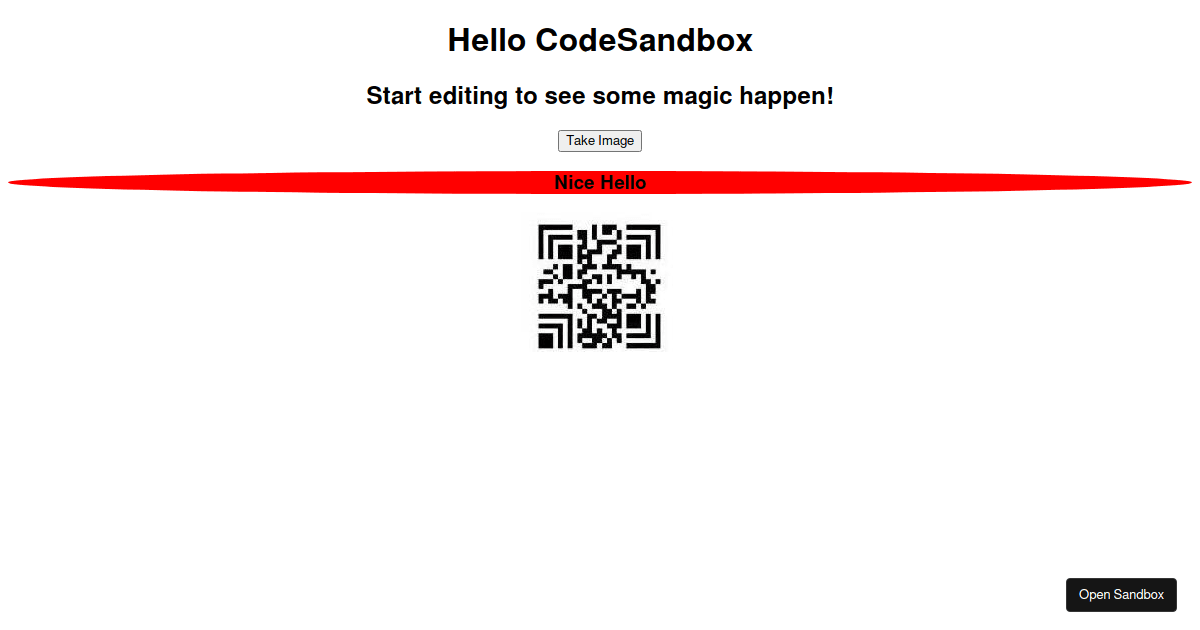 Screenshot client side (forked) - Codesandbox