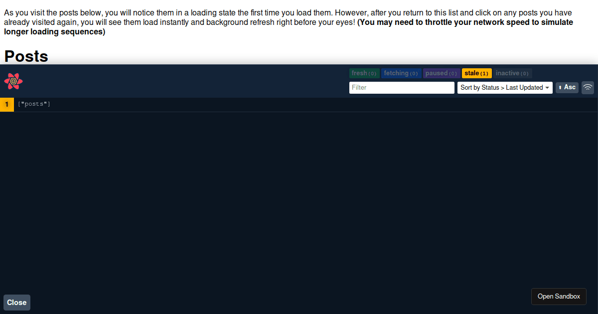 tannerlinsley/react-query: basic (forked) - Codesandbox