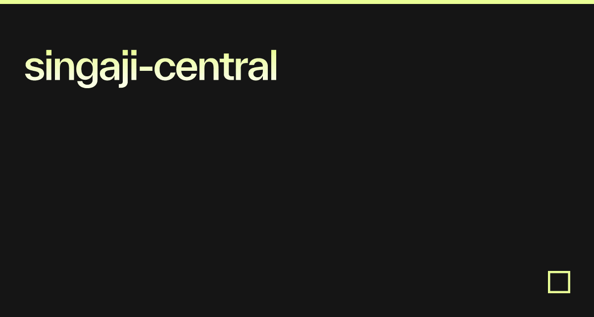singaji-central - Codesandbox