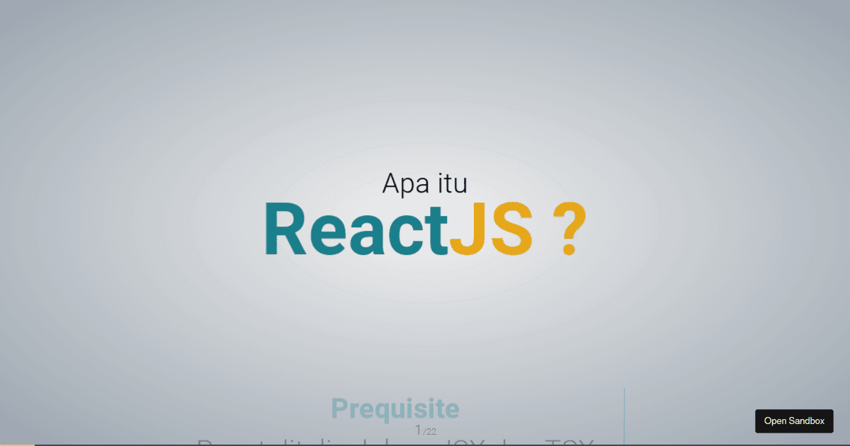 react-presentation - Codesandbox