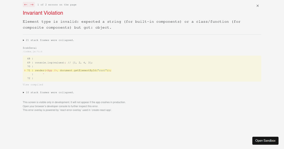 Test react-tree-walker (forked) - Codesandbox