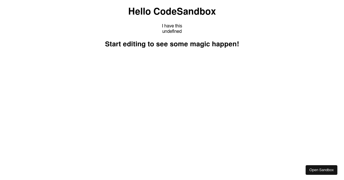 Cookie Testing Codesandbox