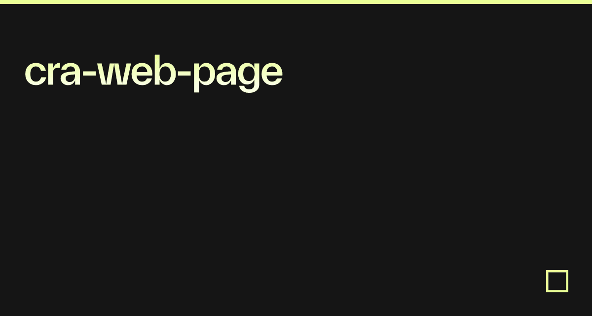 cra-web-page - Codesandbox