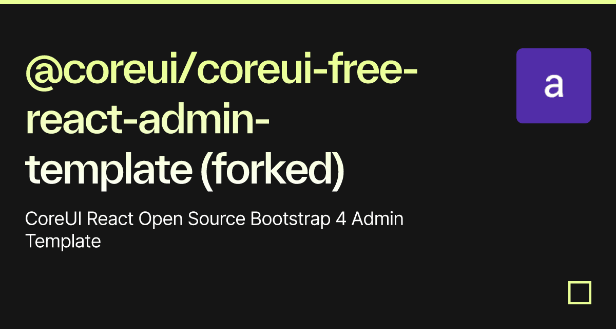@coreui/coreui-free-react-admin-template (forked) - Codesandbox