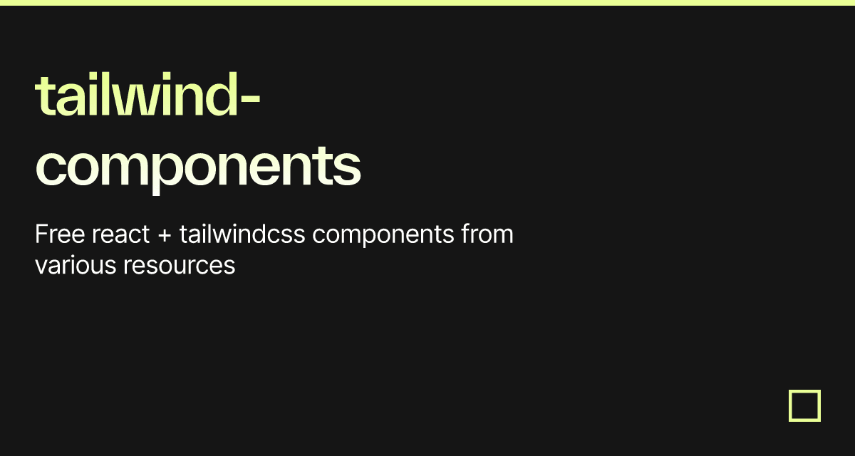 tailwind-components - Codesandbox