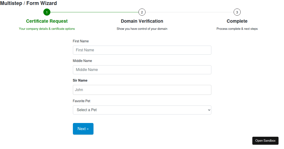 Formik-Multiform-Wizard-Yup-Reactstrap - Codesandbox